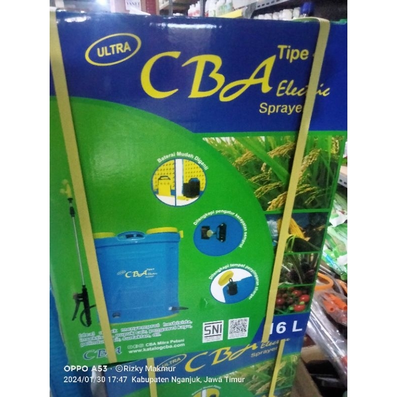 Jual tangki sprayer elektrik cba 16ltr | Shopee Indonesia
