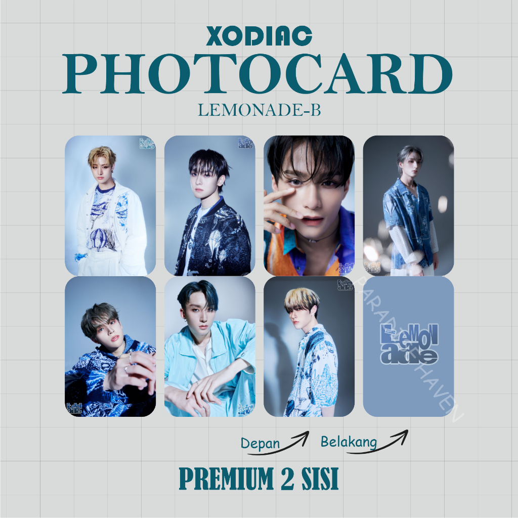 Jual [2 SISI] PHOTOCARD PC XODIAC PREMIUM SET MEMBER LEMONADE - PHOTOCARD PREMIUM 2 SISI UNOFF ...