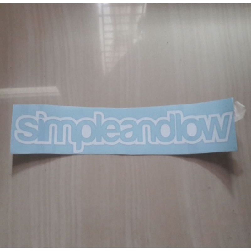 Jual Stiker Cutting Sticker Kaca Mobil - Simple and Low | Shopee Indonesia