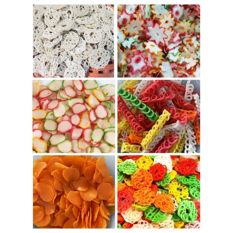 Jual kerupuk seblak mentah / aneka kerupuk mentah / kerupuk seblak ...