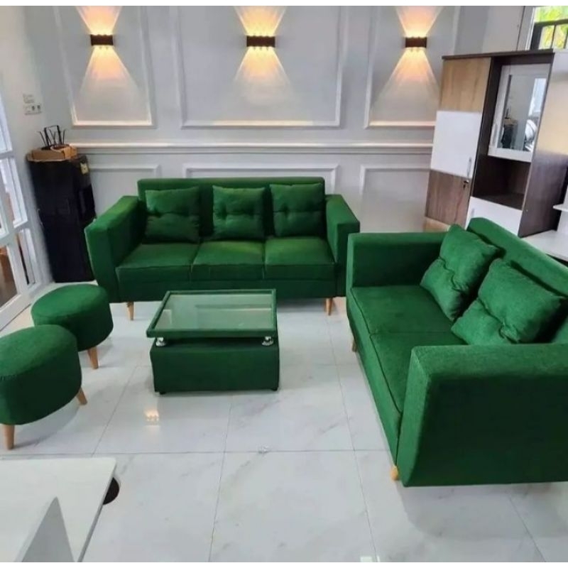 Jual SOFA RETRO BAHAN BLUDRU | Shopee Indonesia