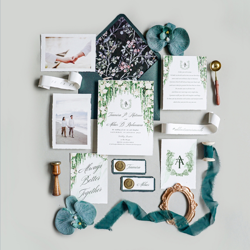 Jual Wedding Vow Aesthetic / Undangan Keepsake / Undangan Satuan ...