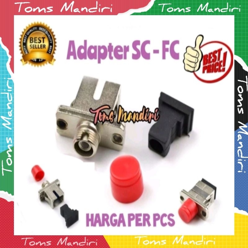 Jual Adapter SC to FC / Female to Female ADAPTOR/OPTIK/OPTIC/FO ...