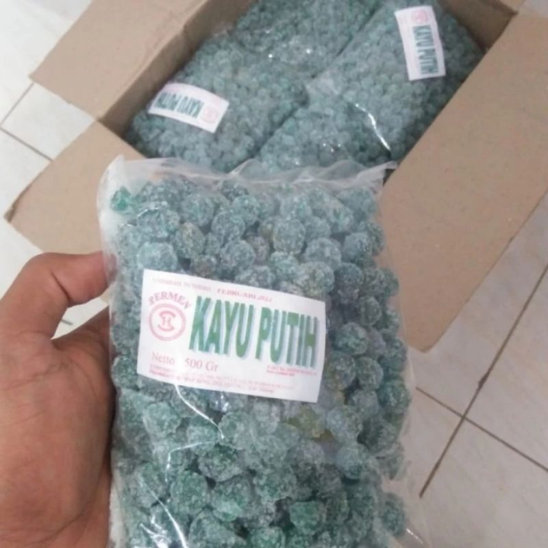 Jual Permen Murah Minyak Kayu Putih 500 gram, Permen Jamu, Permen Hijau ...