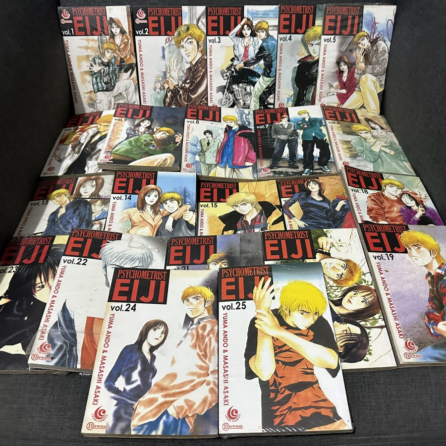 Jual Komik Psychometrist Eiji 1-25 Tamat (Shin Kibayashi & Masashi Asaki) ( 22 buku) | Shopee ...