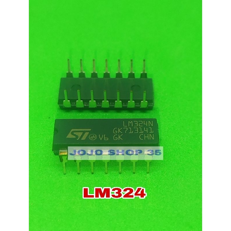 Jual IC LM324 LM 324 Lm 324 Lm324 lm324 ASLI ORIGINAL ST Lm324N LM324N lm324n harga 1pc | Shopee ...