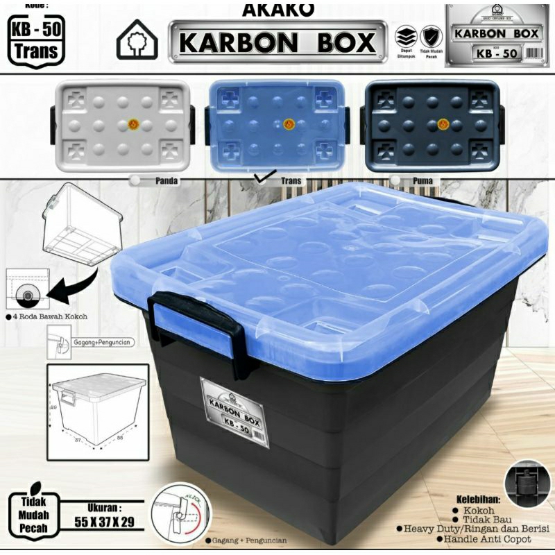 Jual Container Box Akako Hongta seri PUMA , KARBON BOX khusus warna ...
