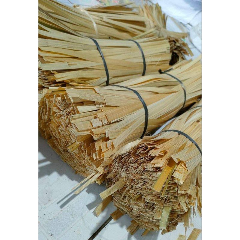 Jual iratan bambu / bahan anyaman bambu ( P = 50cm - 60cm, L =-+1,5 ...