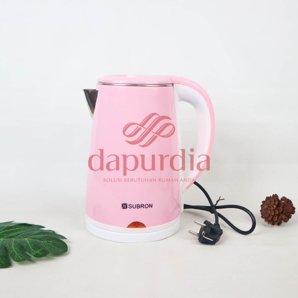 Jual SUBRON Teko Listrik Kettle Pemanas Air Panas Stainless 2 Liter ...