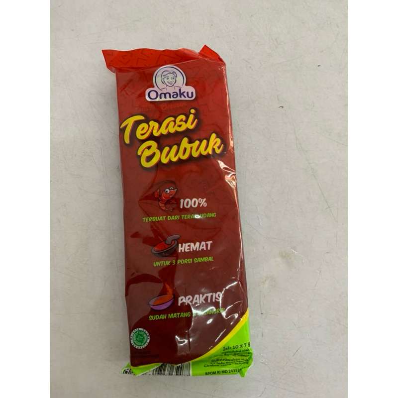 Jual Omaku Terasi bubuk 7 gram | Shopee Indonesia