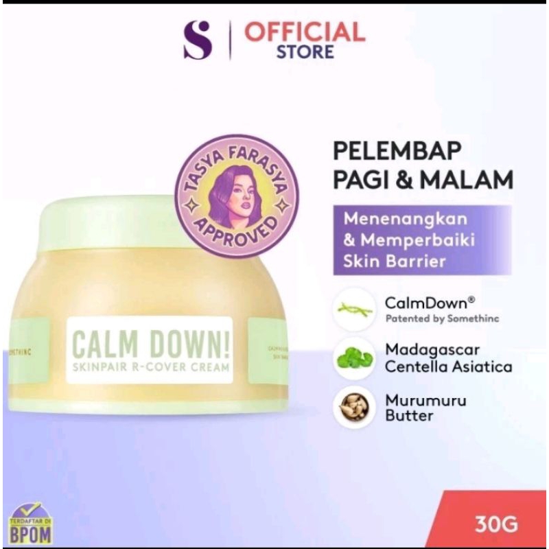 Jual SOMETHINC CLAM DOWN SKINPAIR R-COVER CREAM | Shopee Indonesia