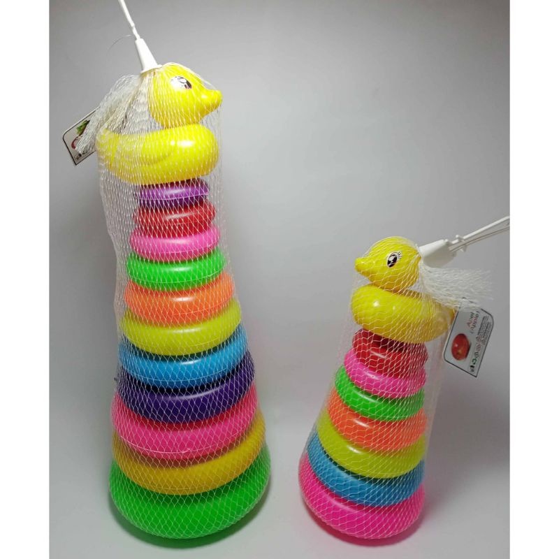Jual Mainan Ring Donat Susun: Ciptakan Pola, Warna, dan Bentuk Baru ...