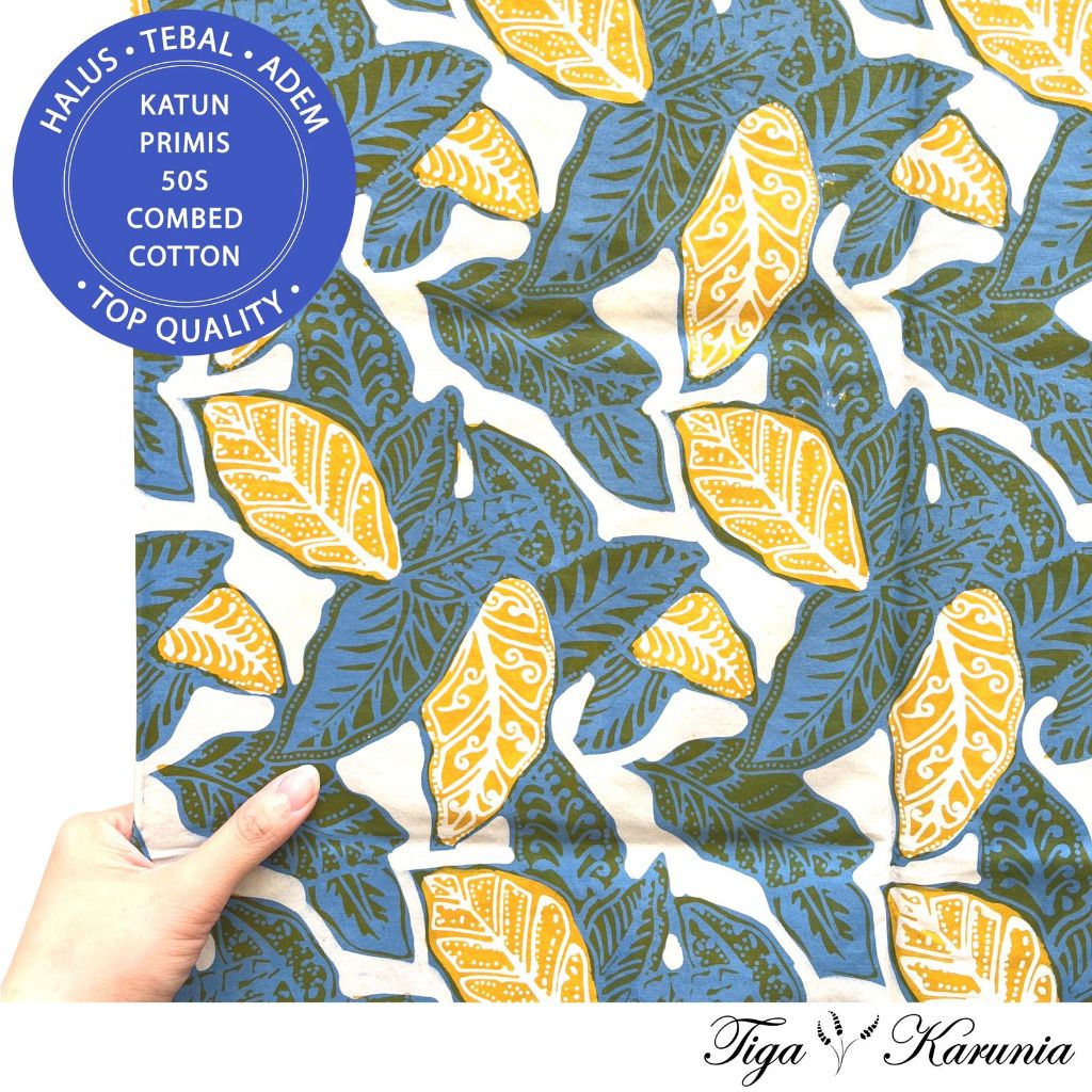 Jual Kain Batik Cap Tulis Premium Solo Daun Hijau Lasem Katun Primis ...