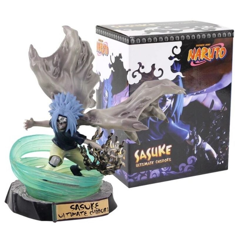 Jual Action figure Naruto uchiha sasuke ultimate chidori mainan anak ...