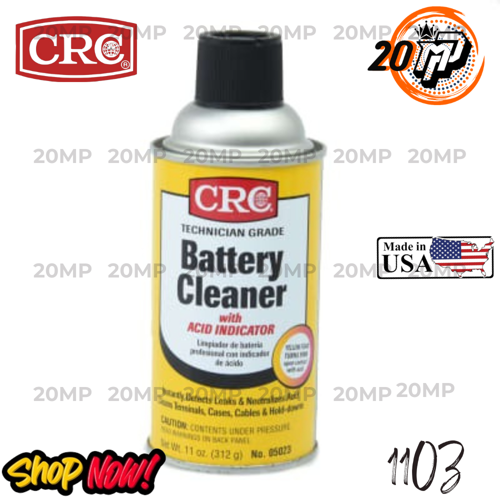 Jual CRC® Battery Cleaner with Acid Indicator, 11 Wt Oz USA | Shopee ...