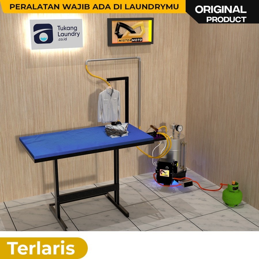 Jual Setrika Uap Steam Boiler MISTERMOTO Full Otomatis Api dan Air ...