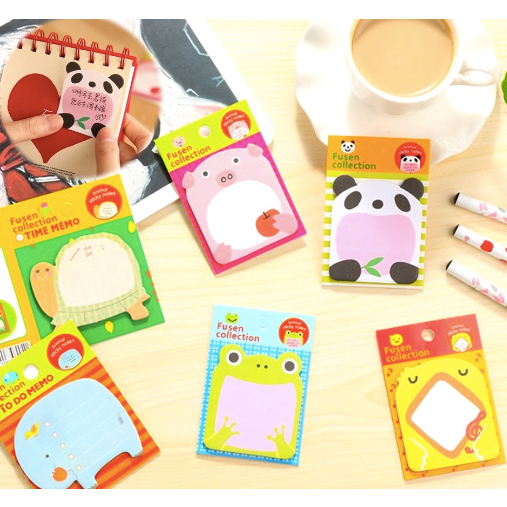 Jual FAMILY TOYS - Sticky Notes Motif Hewan Tempelan Kertas Catatan ...