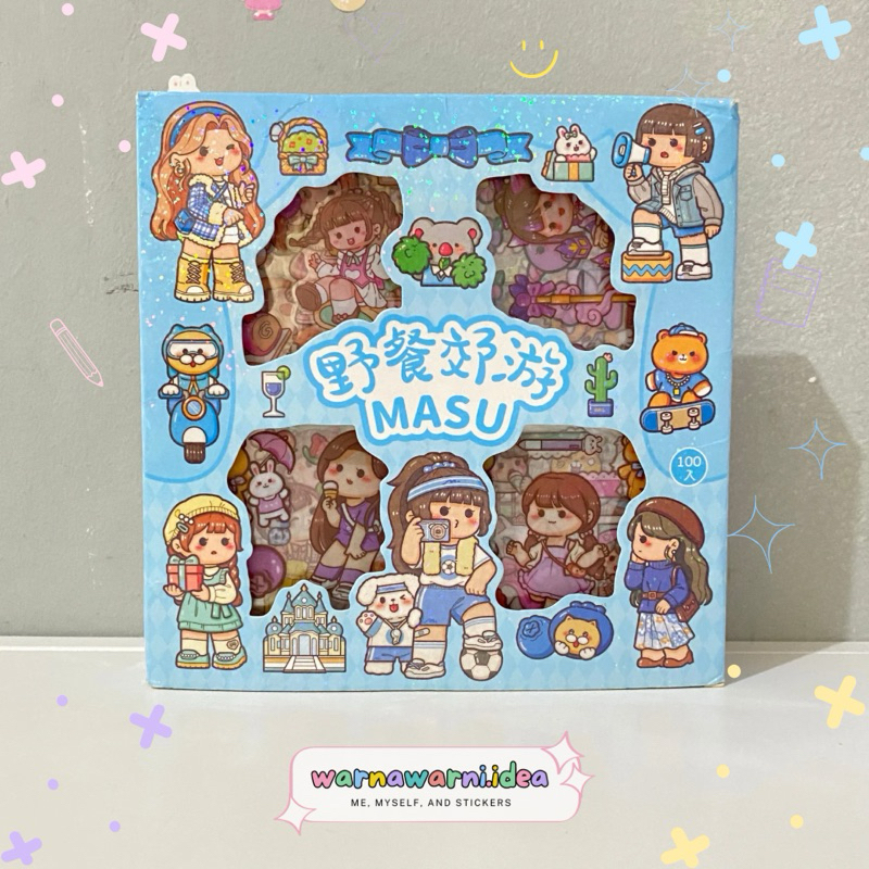 Jual Stiker Masu / Stiker Life Gets Better Isi 100Pcs Waterproof ...