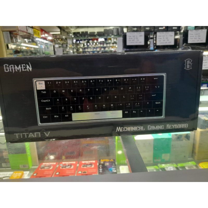 Jual GAMEN TITAN V Mechanical gaming keyboard | Shopee Indonesia