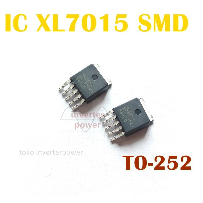 Jual XL7015E1 T0252-5L XLSEMI step down DC-DC converter ic 5pin smd ...