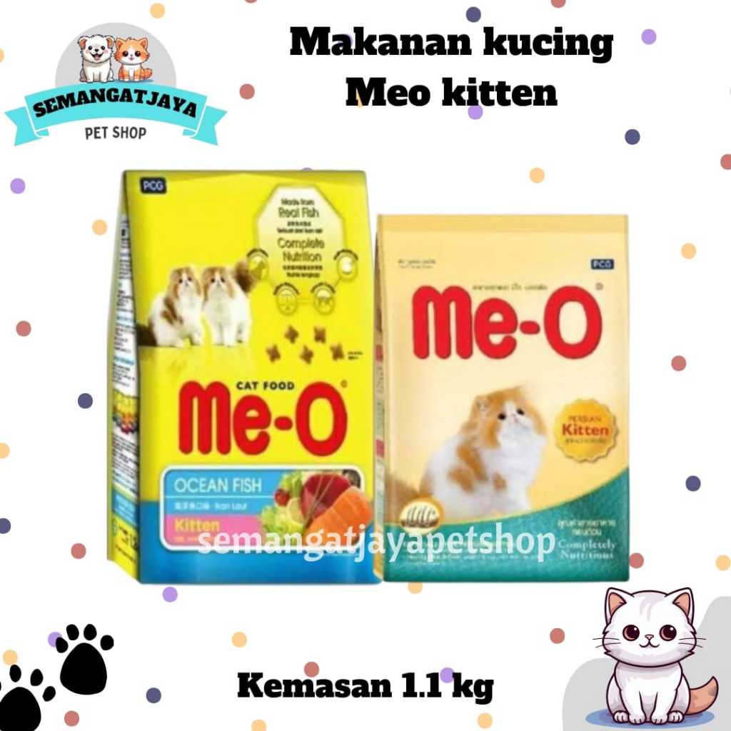 Jual Makanan Kucing - MEO KITTEN OCEAN FISH 1,1KG MeO KITTEN PERSIAN 1 ...