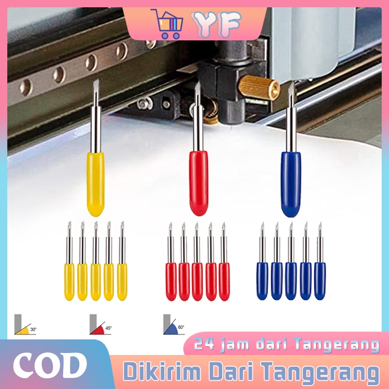 Jual 5Pcs Roland Blade Mata Pisau Cutting Alat Cutting Sticker Pisau Cutting Stiker 30/45/60 ...