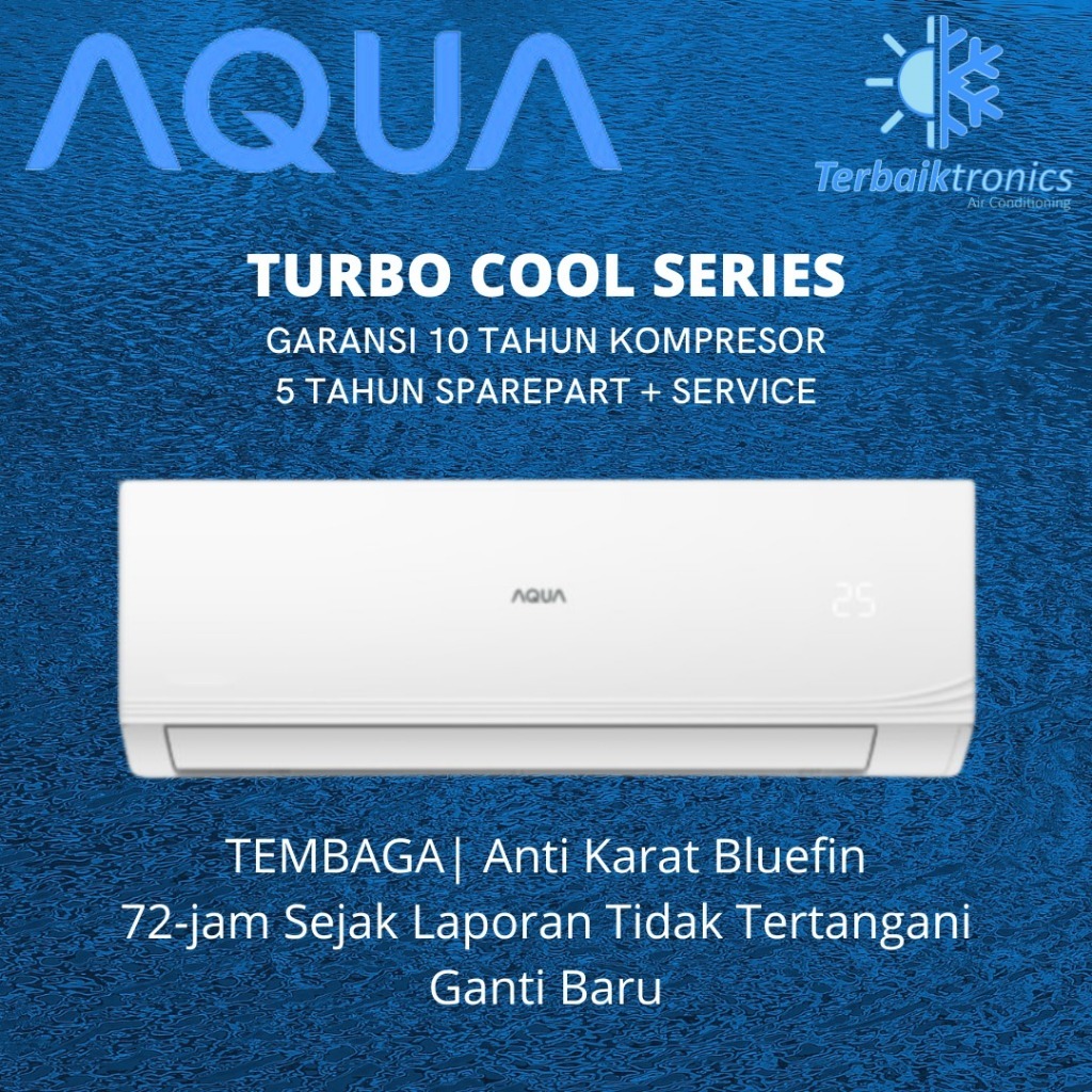 Jual AC AQUA Low Watt 1/2 PK R32 AQAKCR5FQDL / AQA KCR 5FQDL | Shopee Indonesia