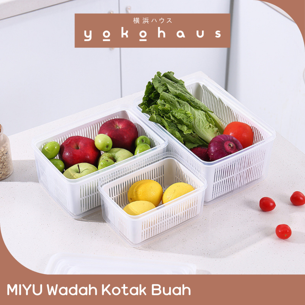 Jual YOKOHAUS - MIYU Organiser Tiris Sayuran Minimalis Organizer Tiris ...