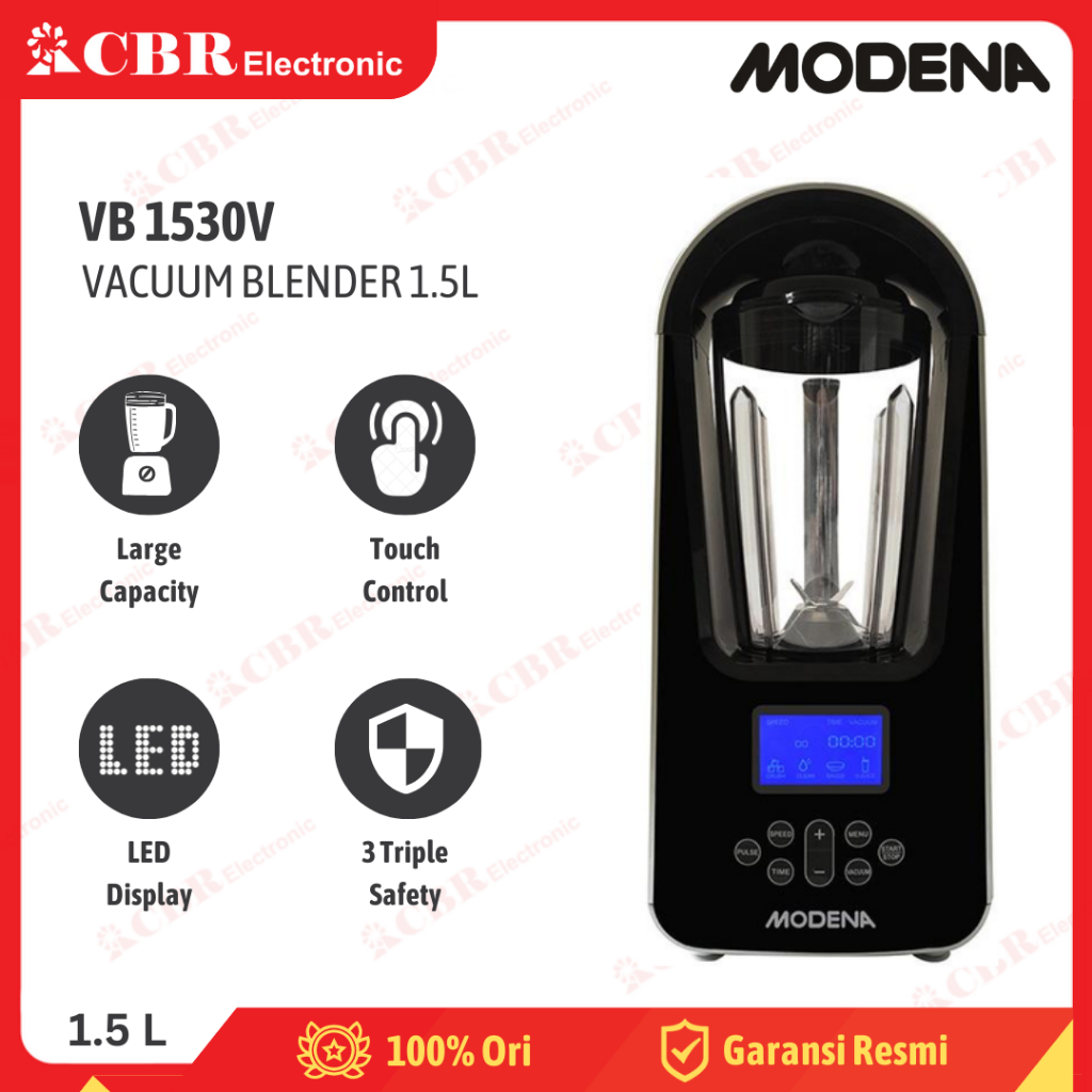 Jual Blender Vacuum MODENA VB 1530V (1.5L) | Shopee Indonesia