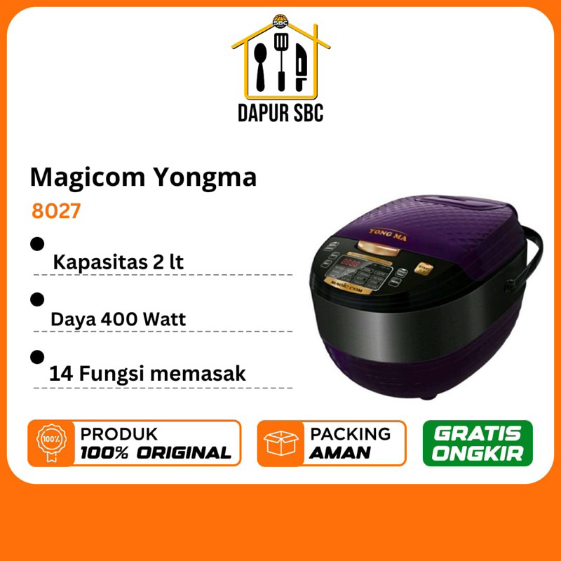 Jual Magicom Digital Yong Ma SMC 8027 Kapasitas 2 liter | Shopee Indonesia