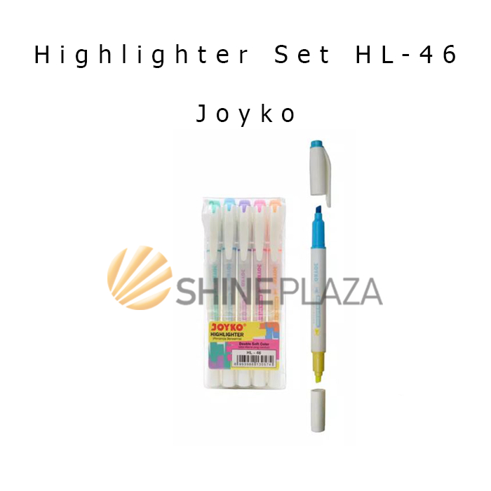 Jual Highlighter Set Pastel Color HL-46 Joyko - Penanda Berwarna Joyko ...