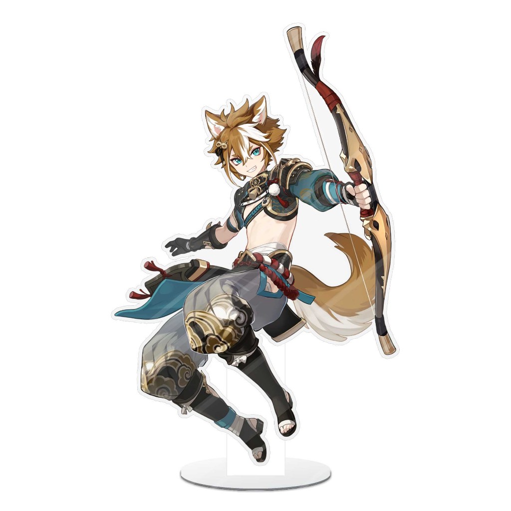 Jual Stand akrilik figure GAROU standee 20cm - GENSHIN IMPACT material ...