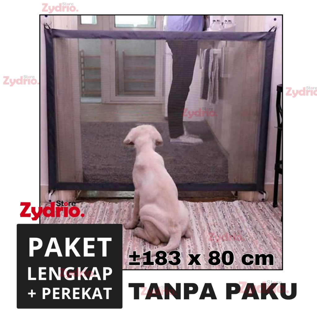 Jual Magic Gate Pintu Jaring Binatang Anjing Kucing Jaring Penghalang ...