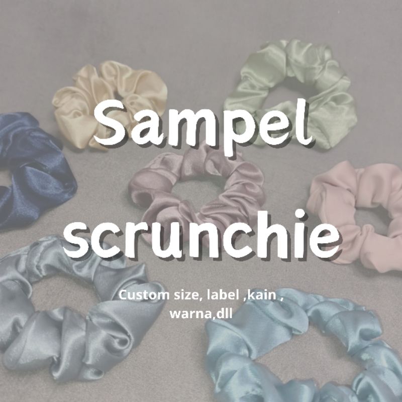Jual sampel scrunchie custom | Shopee Indonesia