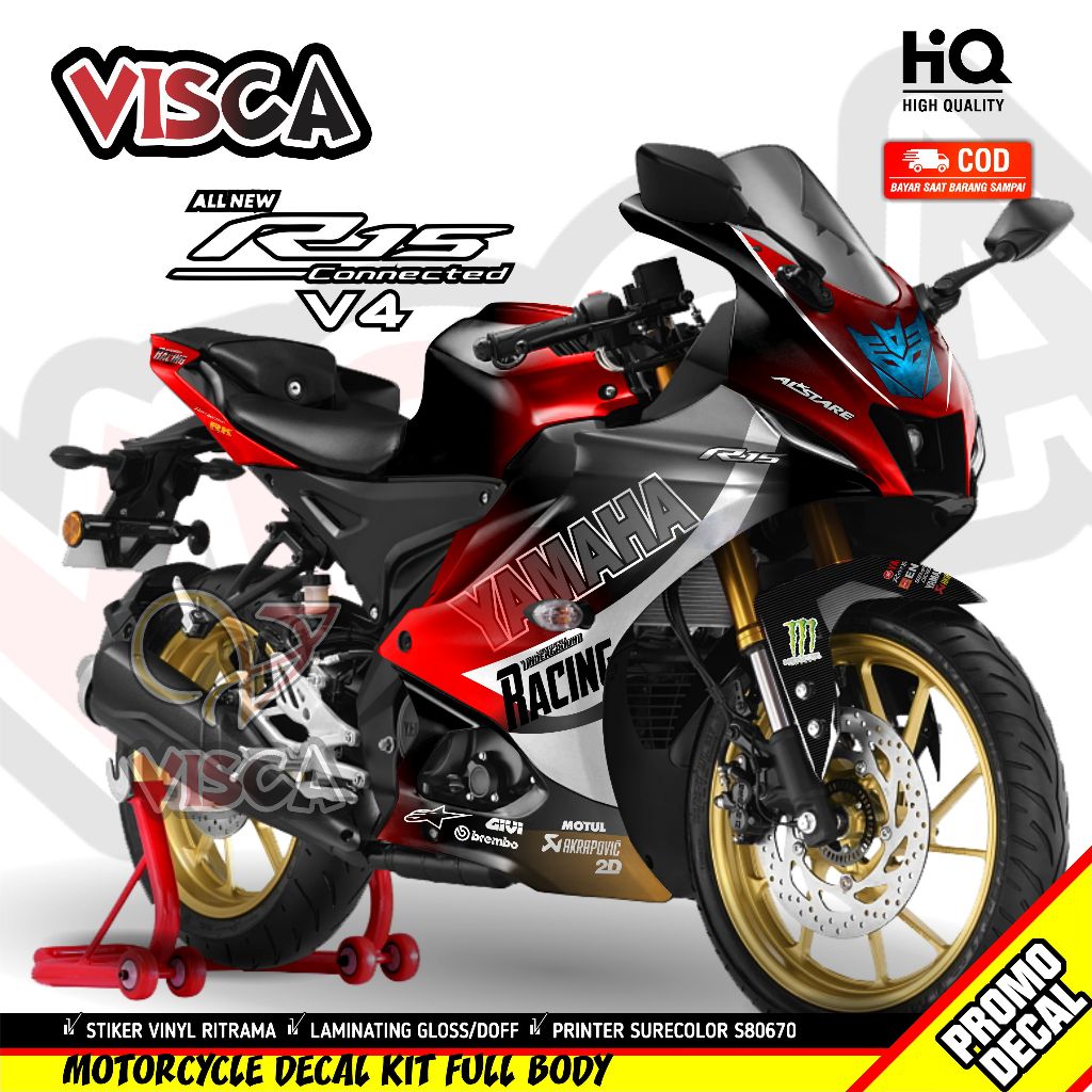 Jual Decal R15 V4 Full Body Stiker R15 V4 Full Body Dekal R15 V4 ...