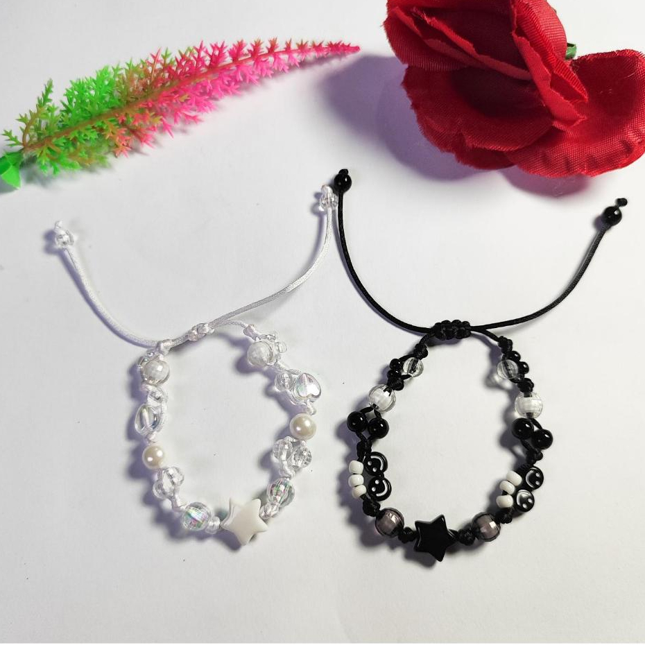 Jual Gelang Couple Manik Manik Model Bintang Aesthetic | Shopee Indonesia