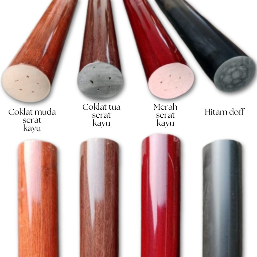 Jual HANDRAIL PVC BULAT / HANDRAILING / PEGANGAN TANGGA BULAT 50MM /2 ...