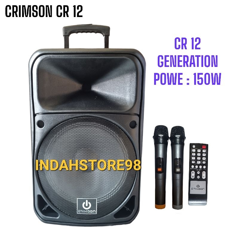 Jual Speaker Portable 12 Inch Crimson CR 12 Generation 150W Bluetooth 2 ...