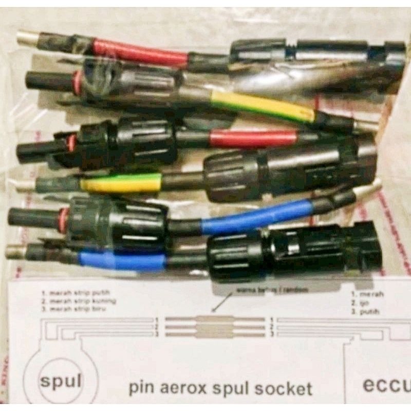 Jual SOCKET SOKET SPULL SOUL KABEL MC4 AEROX LEXI NMAX N MAX ANTI EROR ...