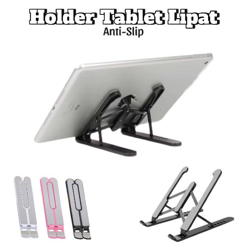 Jual Stand Holder Tablet Lipat Mini Universal Portable Folding / Stand ...