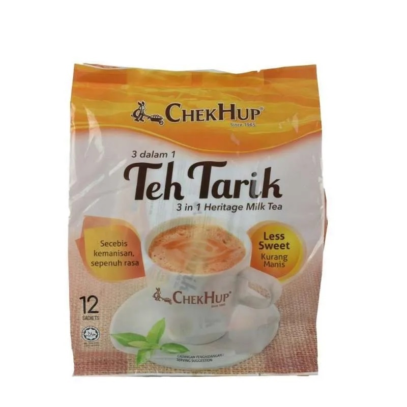 Jual Chek Hup 3in1 Teh Tarik Heritage Milk Tea Less Sweet 12 x 35 Gram ...