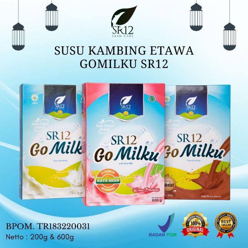 Jual Go Milku SR12 Halal Susu Kambing Etawa Premium Gold Original ...