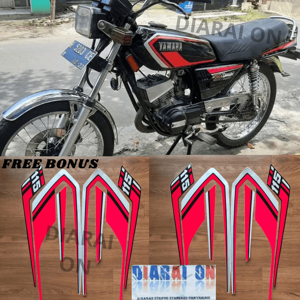Jual Striping Stiker Yamaha RX Spesial 1988 - Rxs - Rx Special - Rx s ...