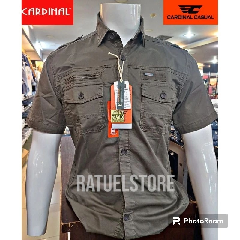 Jual KEMEJA CARDINAL CASUAL PRIA 100% ORIGINAL | Shopee Indonesia