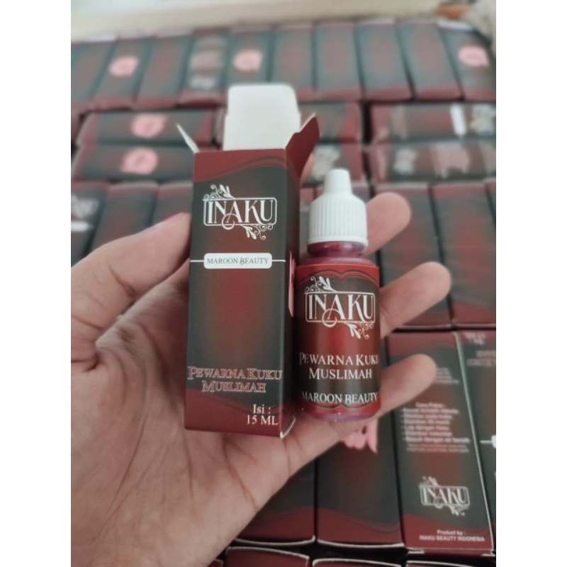 Jual INAKU Pewarna kuku muslimah Termurah!!!isi extra 15ml/sah untuk ...