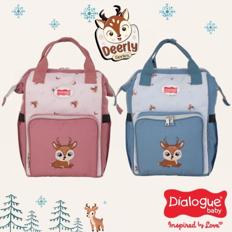 Jual Dialogue Baby Tas Ransel | Backpack Diaper Bag 2in1 Position ...