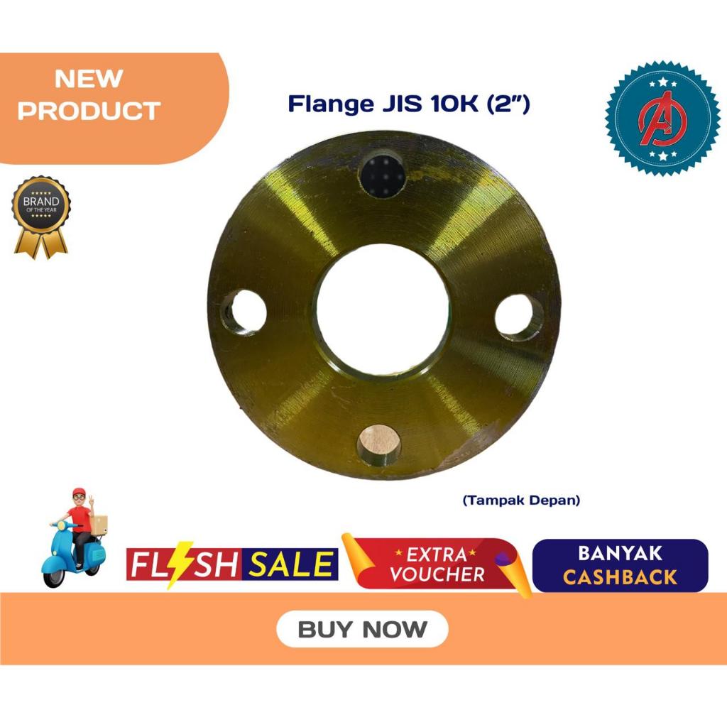 Jual Flange Besi/ Carbon Steel JIS10K 2 Inch | Shopee Indonesia