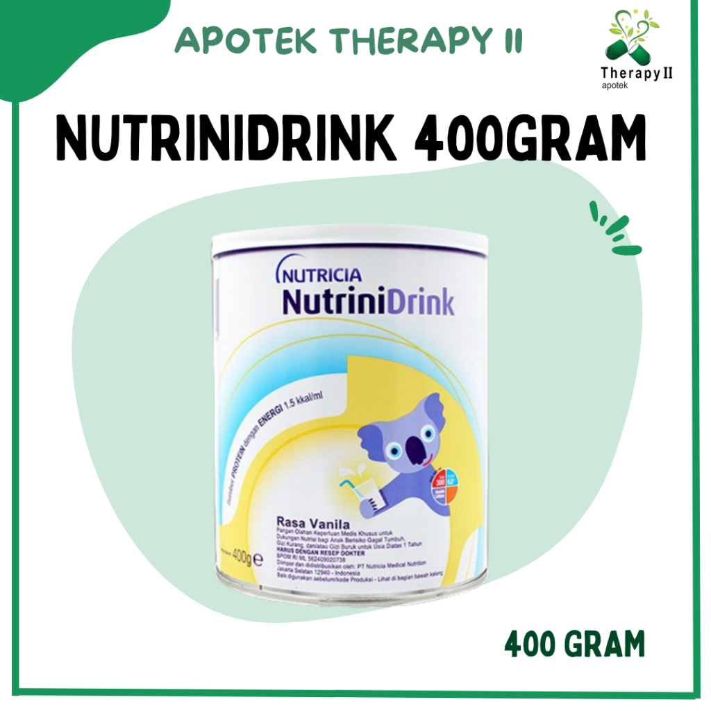 Jual SUSU NUTRINIDRINK | RASA VANILA 400GR | SUSU PERTUMBUHAN DAN ...