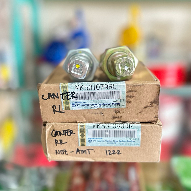 Jual Hub Bolt Rear Canter HD125 KTB / Baut Mur Roda Belakang Canter ...