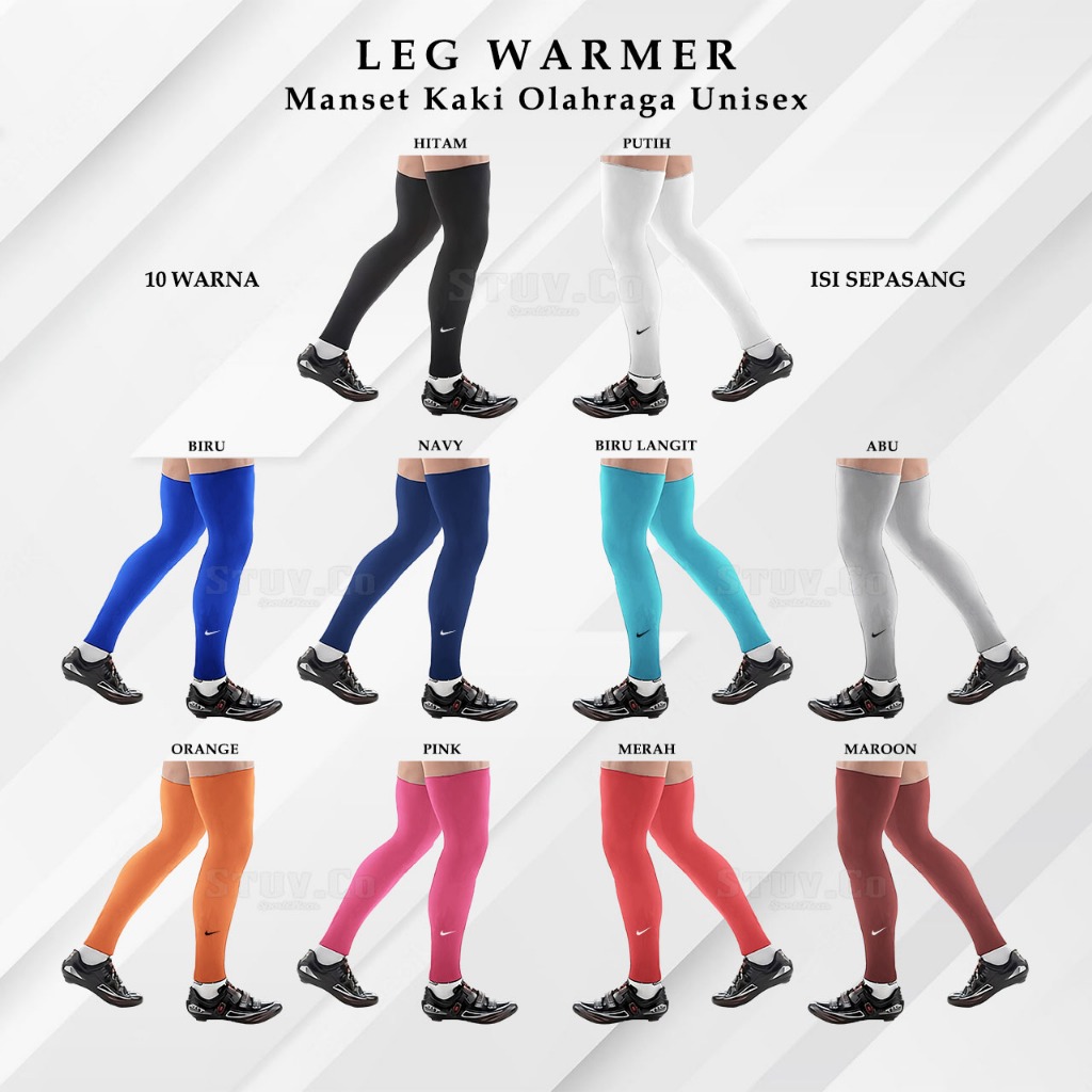 Jual MANSET KAKI PELINDUNG LUTUT KNEE LEG WARMER OLAHRAGA BASKET VOLI ...